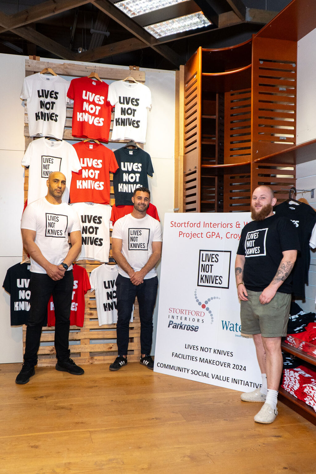 Social value initiative at Lives Not Knives, Croydon - Stortford Interiors